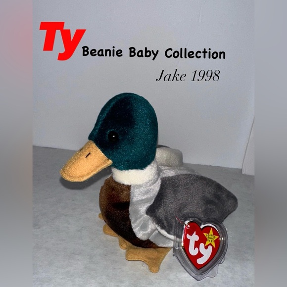 Ty | Toys | Ty Beanie Baby Collection Jake The Mallard Duck Plush Toy ...